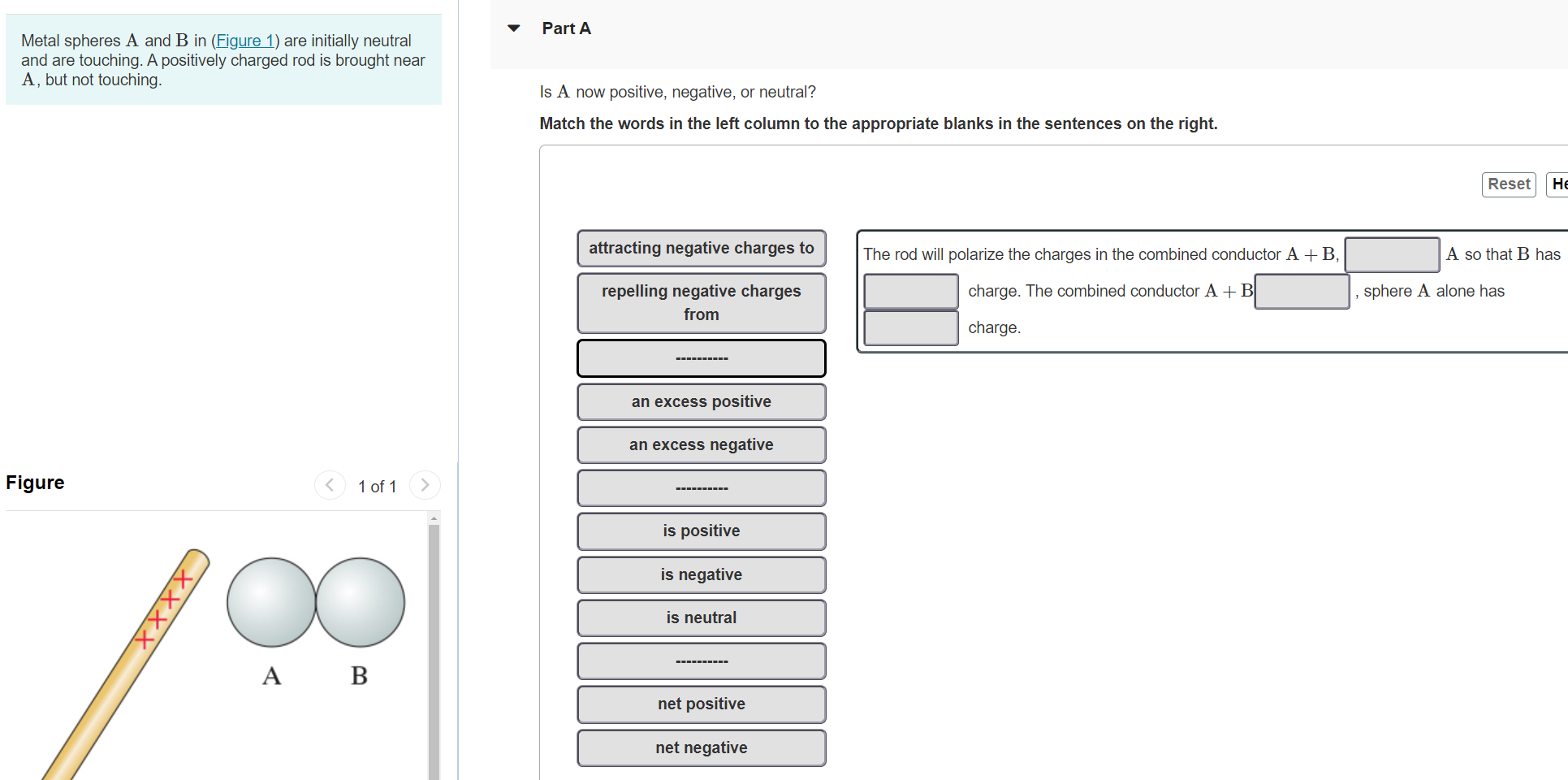 Solved A plastic rod that has been charged to −15nC touches | Chegg.com