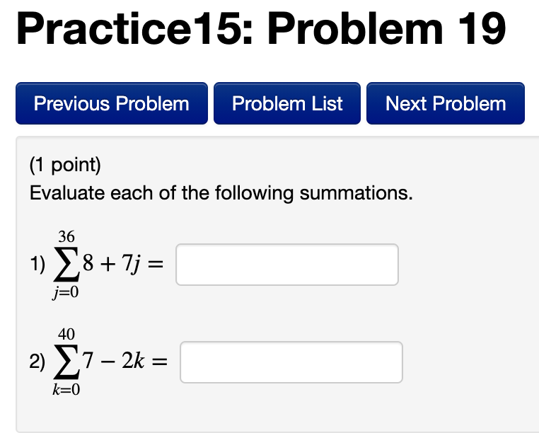 Solved Practice 15: Problem 18 Previous Problem Problem List | Chegg.com