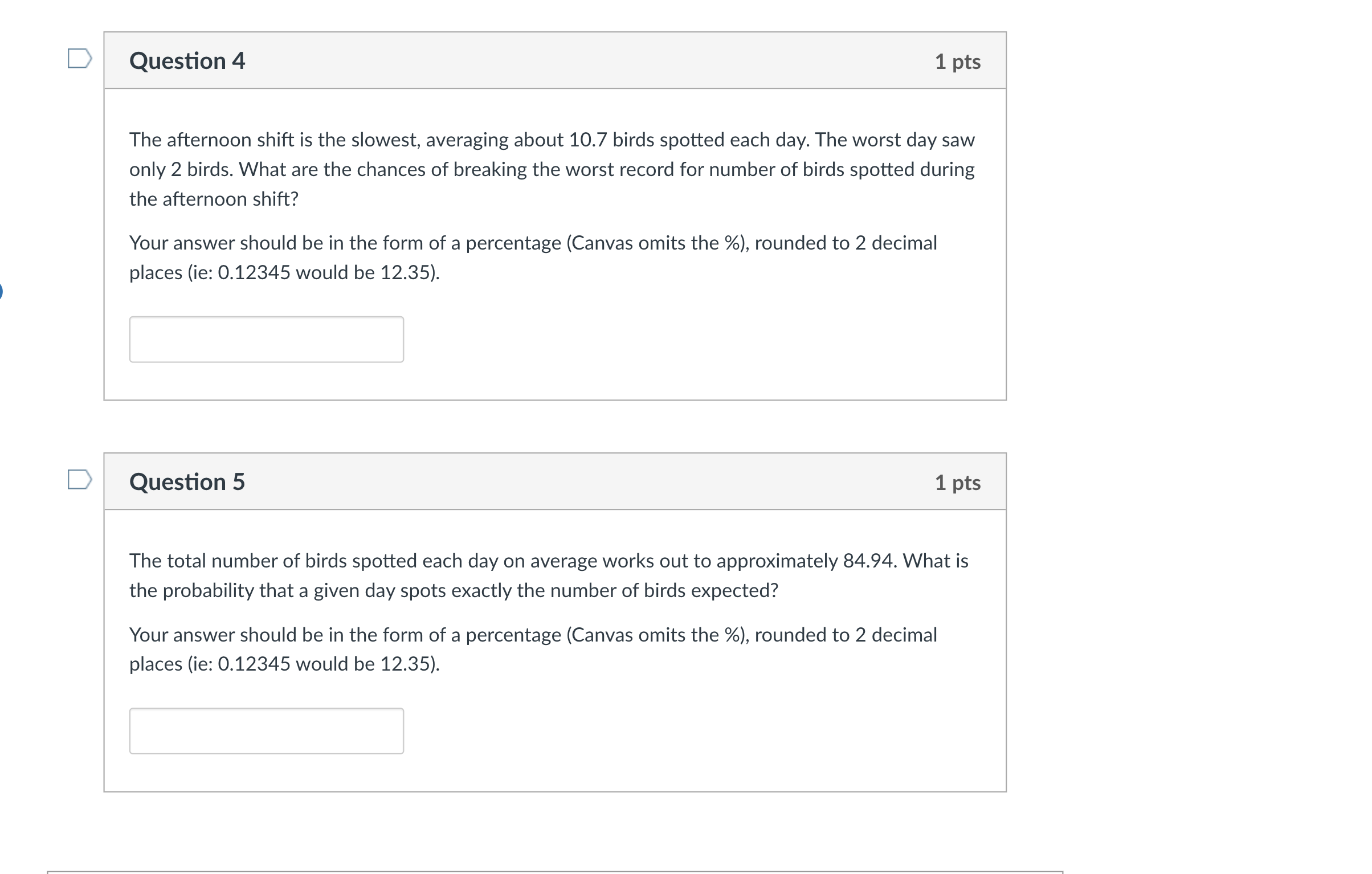 The afternoon shift is the slowest, averaging about | Chegg.com