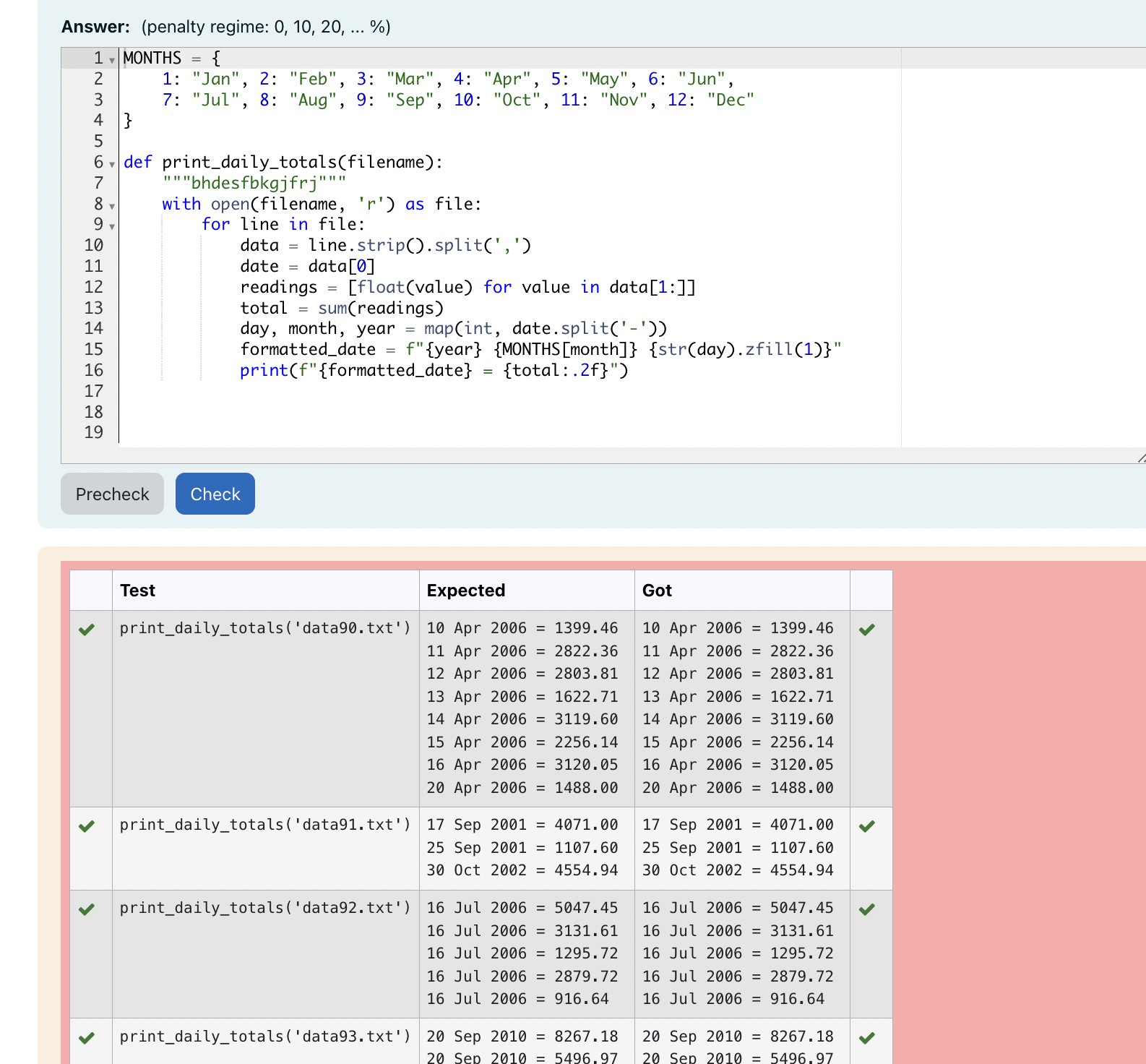 Solved the z fill function and :02d doesnt work to print a | Chegg.com