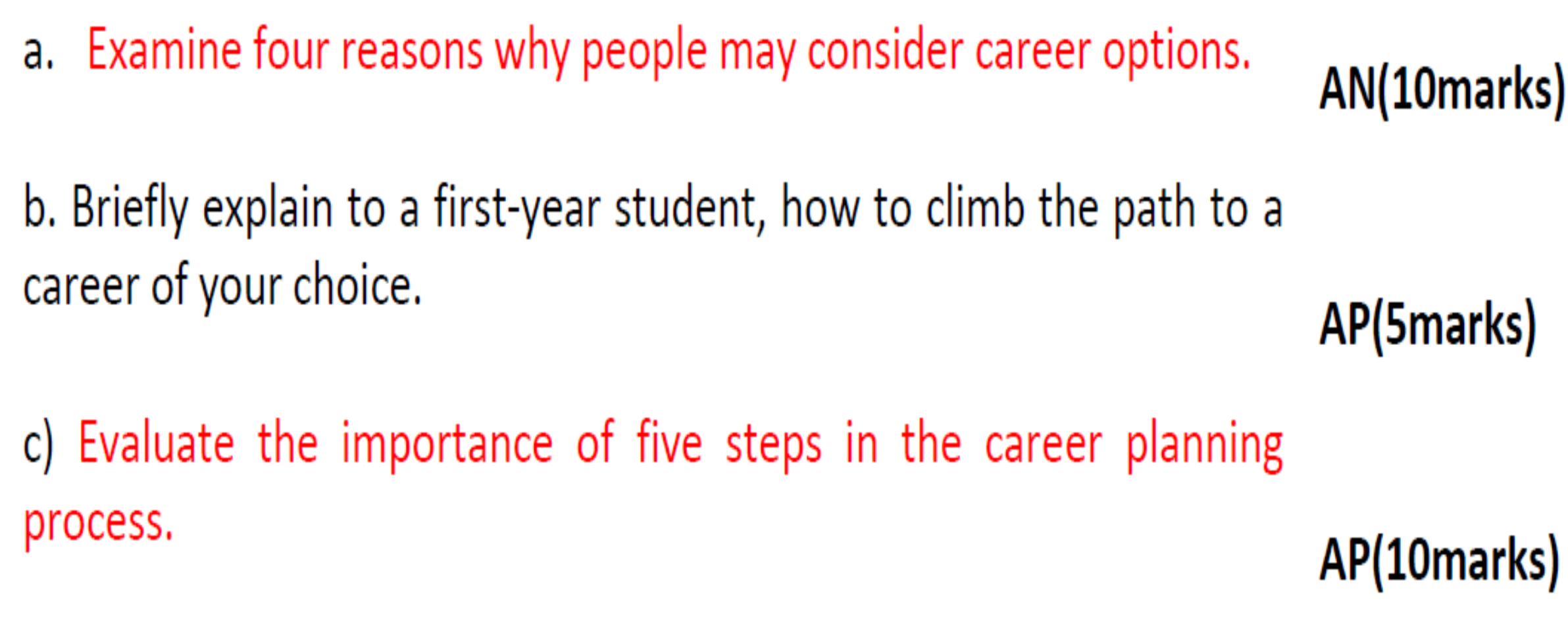 Solved a. Examine four reasons why people may consider | Chegg.com