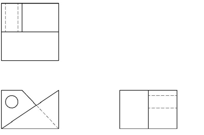Solved Redraw the multi-view drawings as isometric sketches | Chegg.com