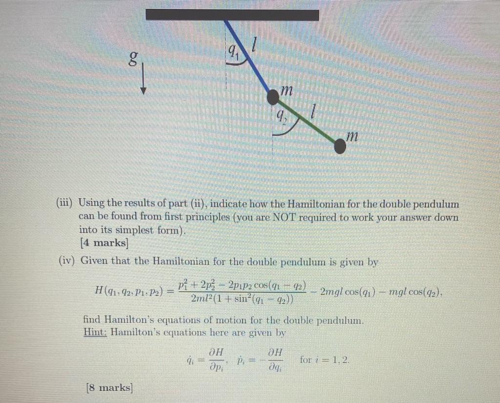 Solved (iii) Using the results of part (ii), indicate how | Chegg.com