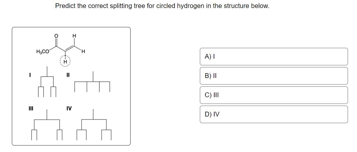 Solved Predict the correct splitting tree for circled | Chegg.com