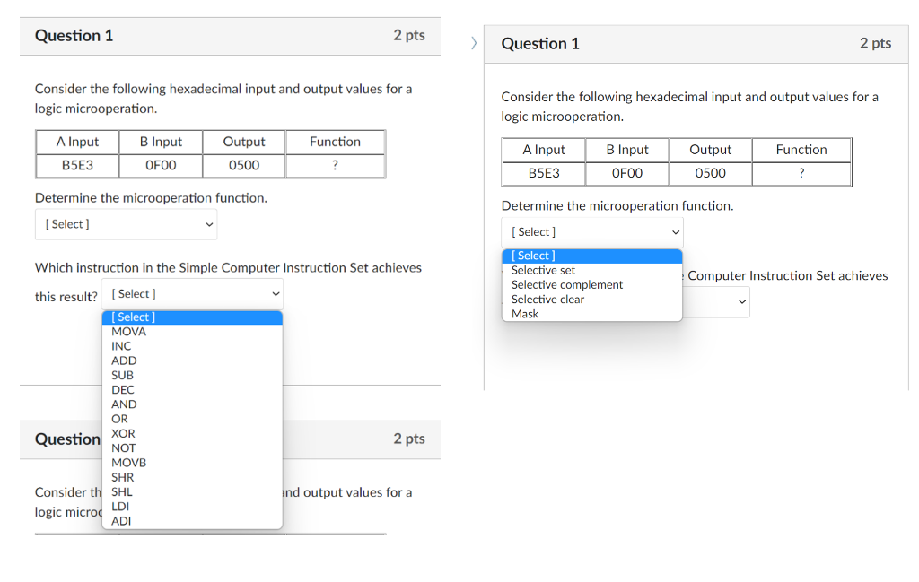 Solved Question 1 2 Pts Question 1 2 Pts Consider The 