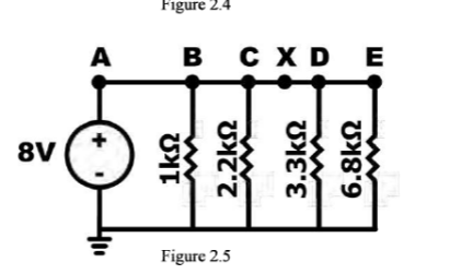 Solved In Figure 2.5, if a 10k resistor is inserted between | Chegg.com
