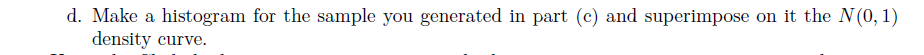 2 Give An Algorithm To Generate Standard Normal