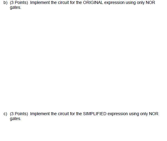 Solved 5) (10 Points) Given the following circuit: Use any | Chegg.com