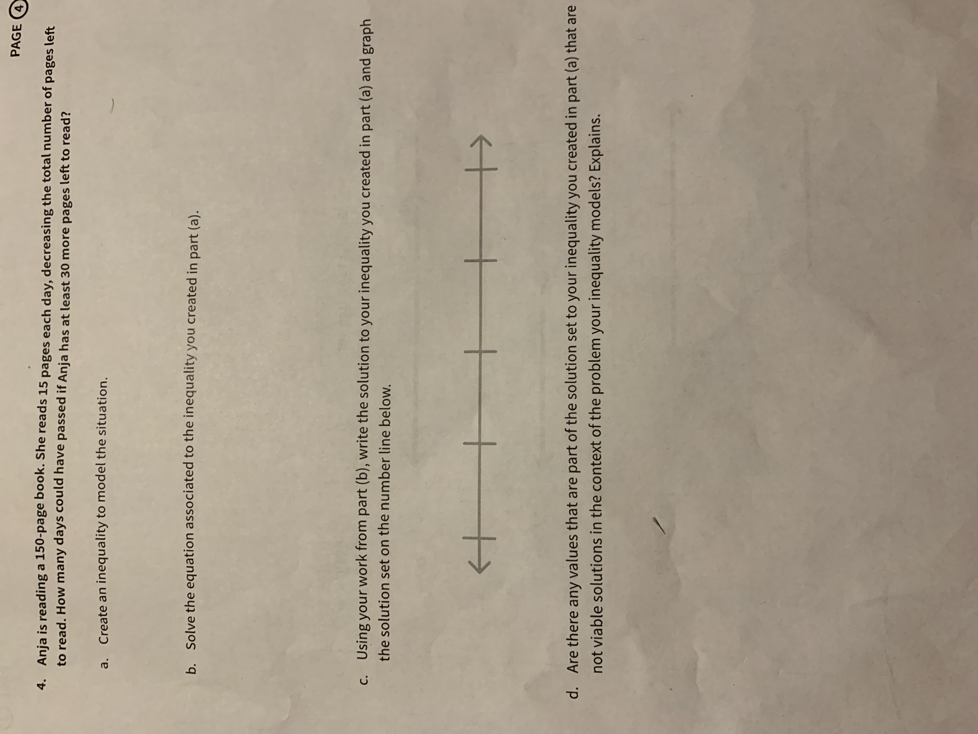 Solved 4. Anja is reading a 150-page book. She reads 15 | Chegg.com