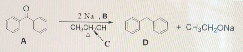 Solved BENZOPHENONE REDUCTION: Complete chemical equation | Chegg.com