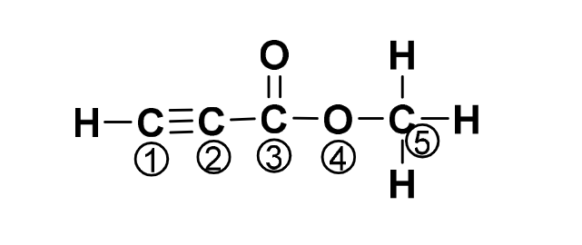 Solved Consider the Lewis structure of methyl propiolate | Chegg.com