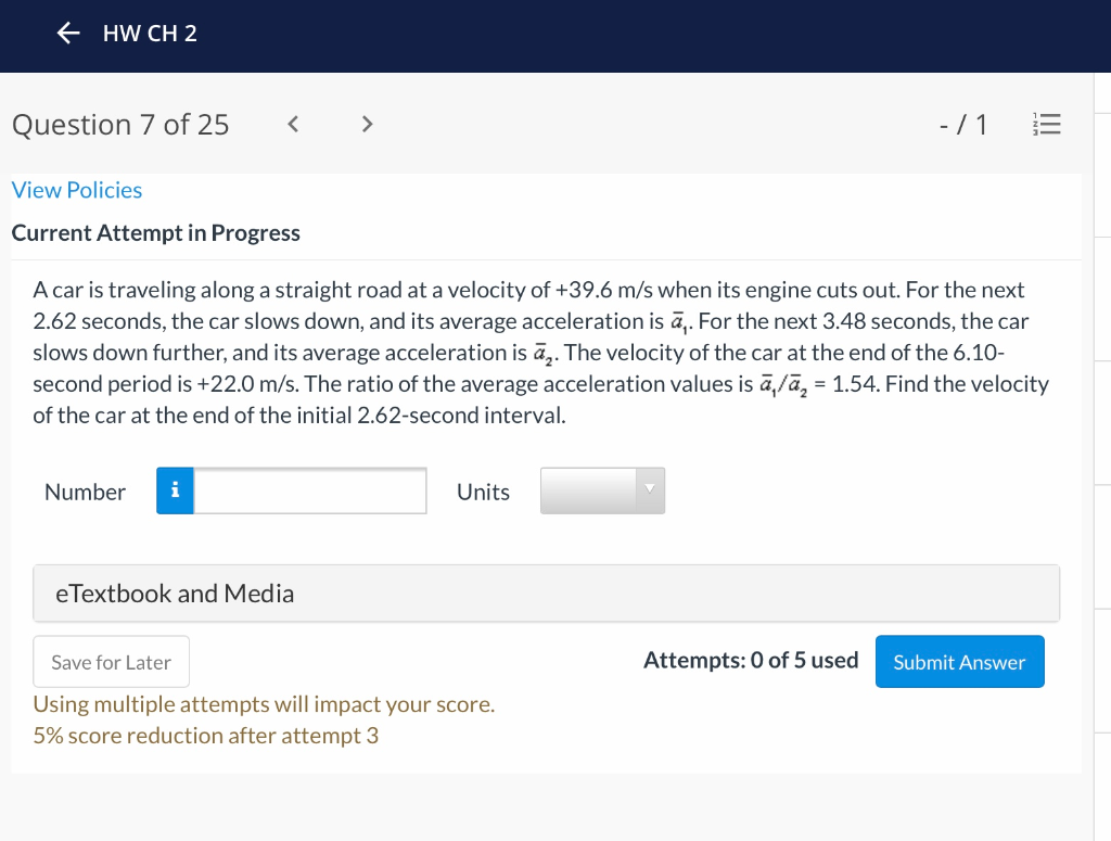 Solved f HW CH2 Question 7 of 25