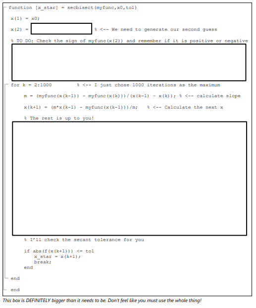 Problem 3 - Secant Bisection Method [201 Consider a | Chegg.com