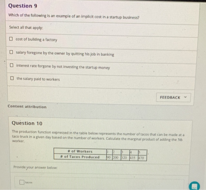 Solved Question 9 Which of the following is an example of an | Chegg.com