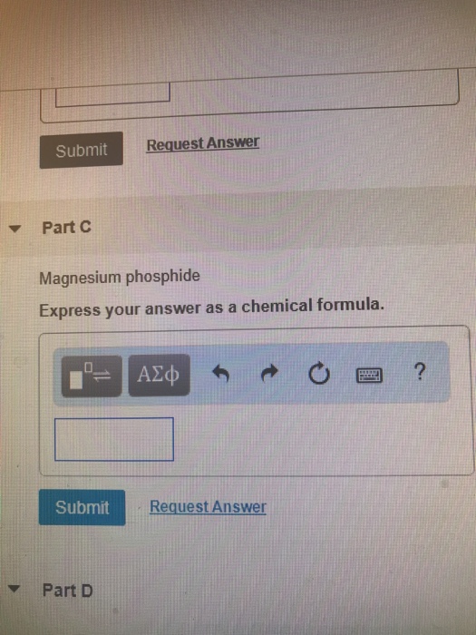 Solved Part A Vanadium(III) chloride Express your answer | Chegg.com