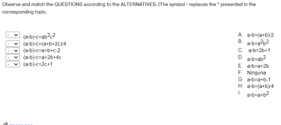 Solved Observe and match the QUESTIONS according to the | Chegg.com