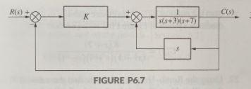 Solved 26. Consider the system of Figure P6.7. Find the | Chegg.com