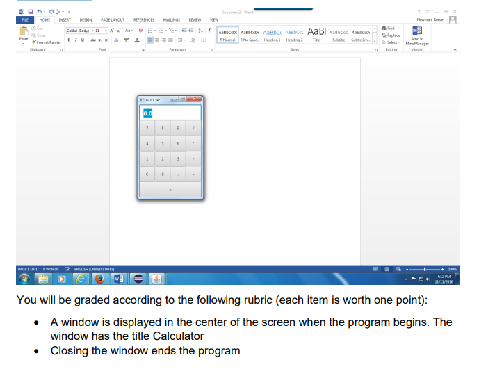 Solved Eleventh Assignment Javafx User Interface For 5832