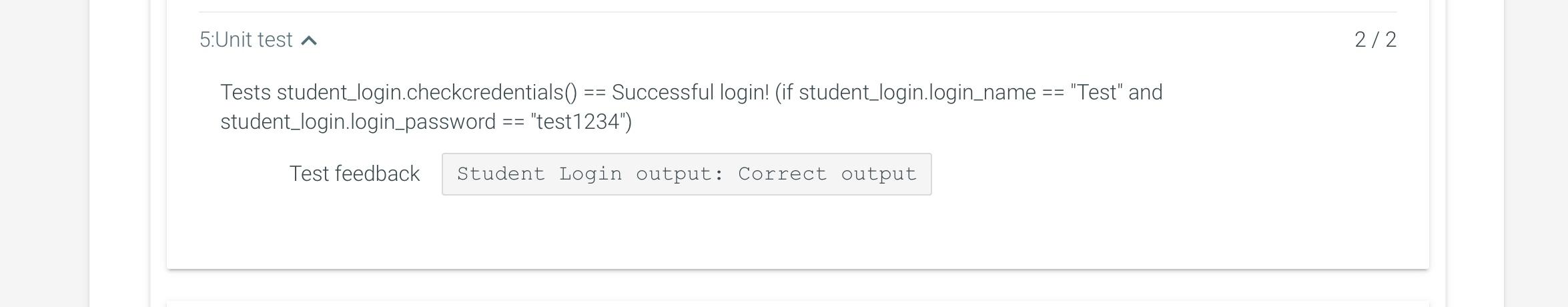 Solved Complete The Log In Class Implementation For The 