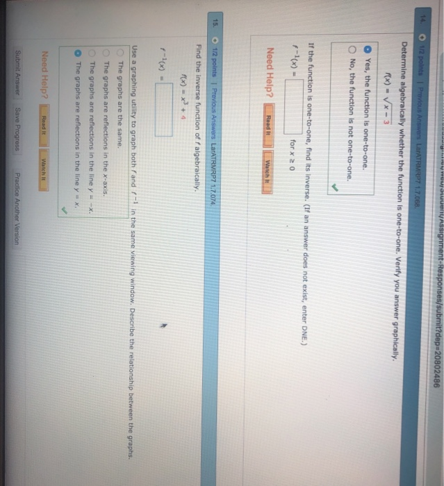 Solved Determine algebraically whether the function is | Chegg.com Solved Determine algebraically whether the function is | Chegg.com