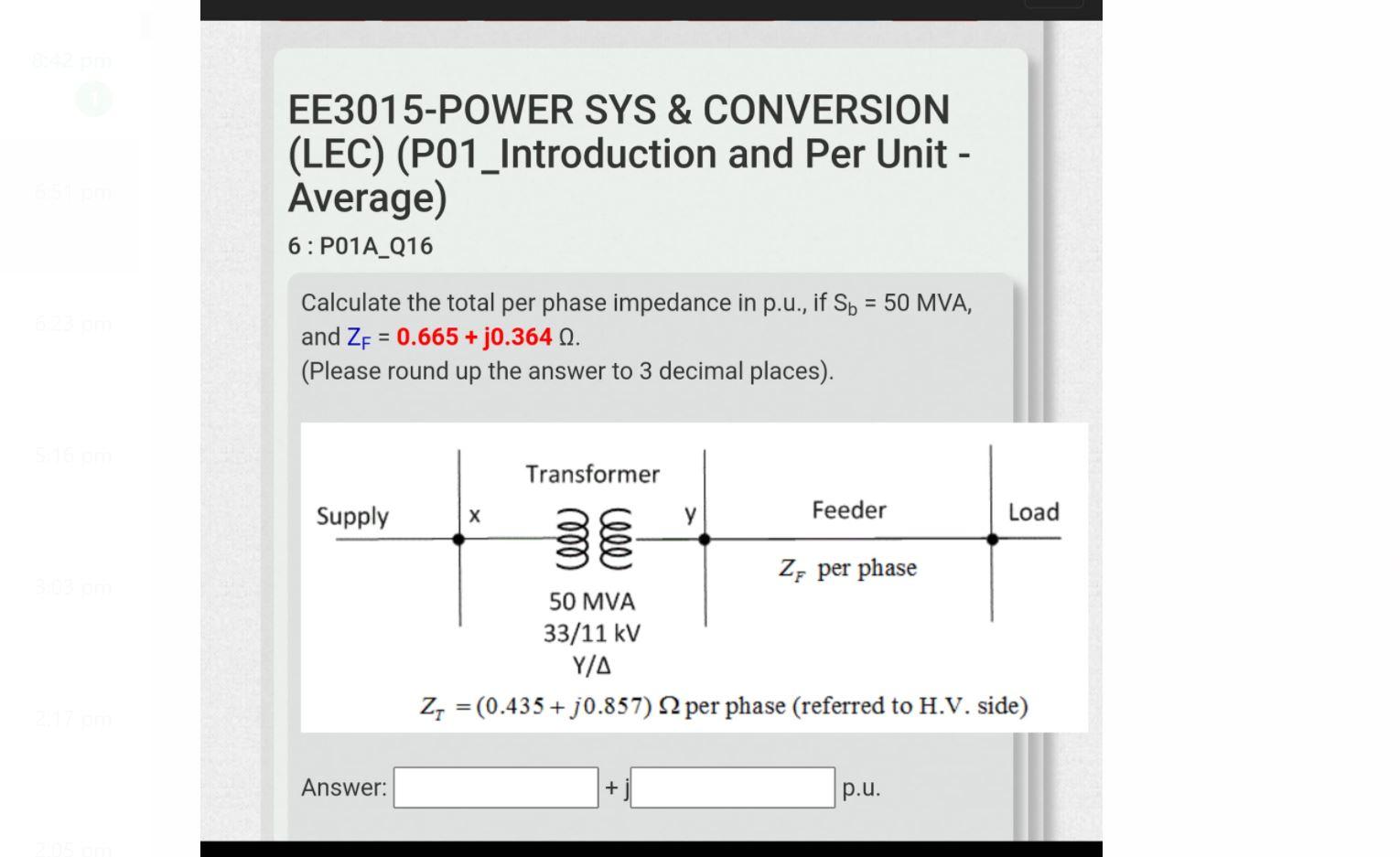 Solved EE3015-POWER SYS & CONVERSION (LEC) (P01_Introduction | Chegg.com