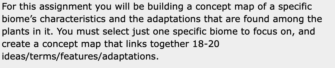 Solved For this assignment you will be building a concept | Chegg.com