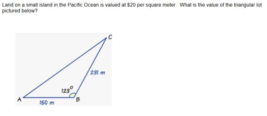 Solved Land on a small island in the Pacific Ocean is valued | Chegg.com