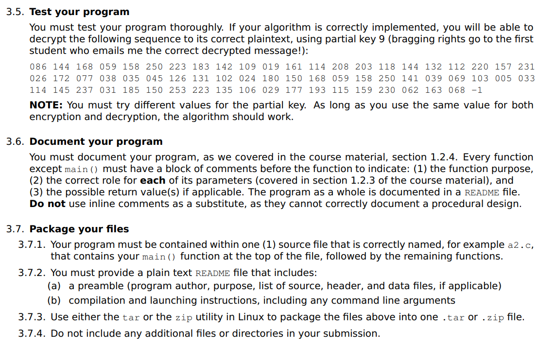 Solved For this assignment, you will write a program in C, | Chegg.com
