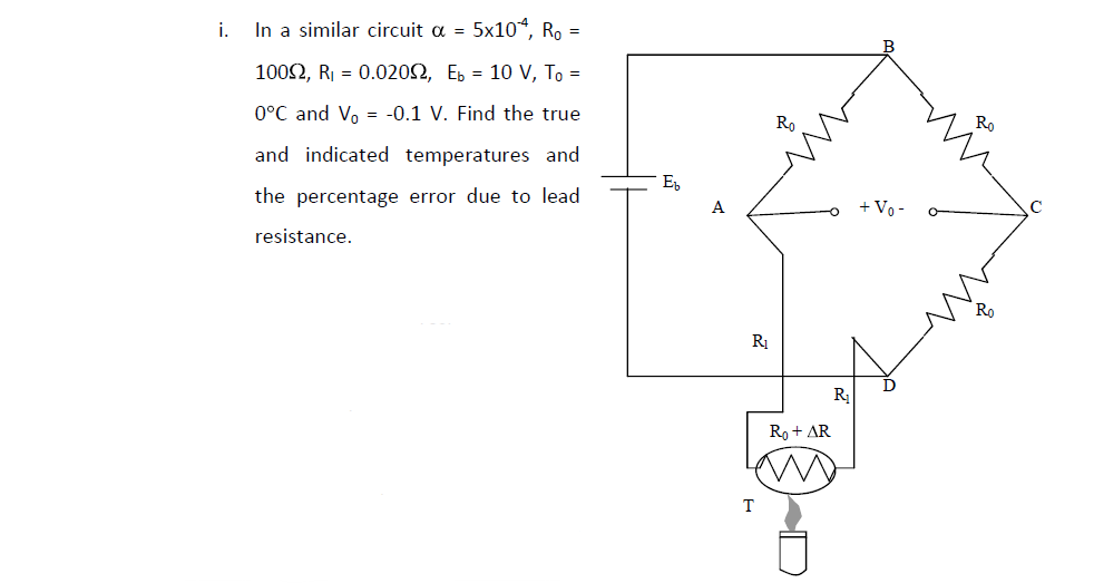 Solved i. In a similar circuit a = 5x104, Ro = 10092, R = | Chegg.com
