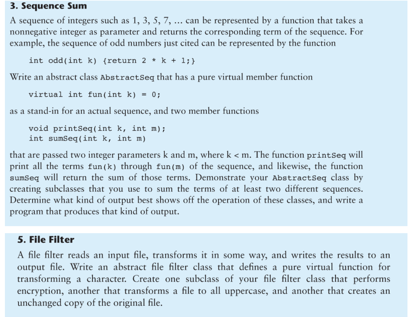 Solved A sequence of integers such as 1,3,5,7,… can be | Chegg.com