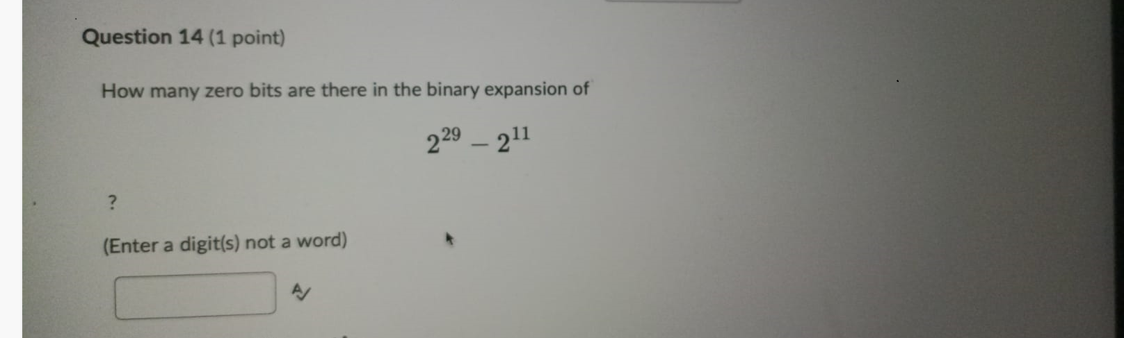 Solved How many zero bits are there in the binary expansion | Chegg.com
