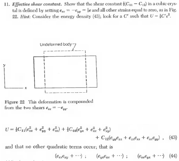 Solved 11. Effective shear constant. Show that the shear | Chegg.com