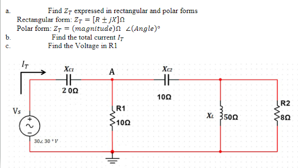 Solved Find ZT expressed in rectangular and polar forms | Chegg.com