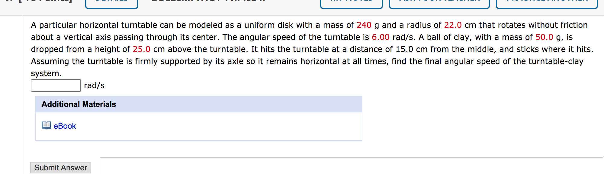 Solved A particular horizontal turntable can be modeled as a | Chegg.com
