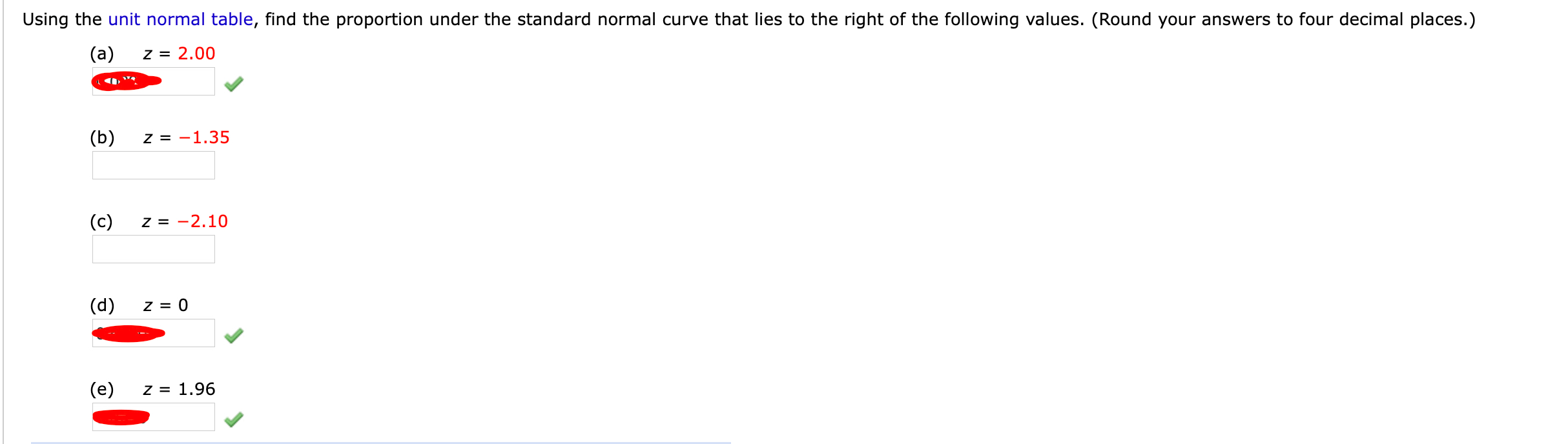 Solved Using the unit normal table, find the proportion | Chegg.com