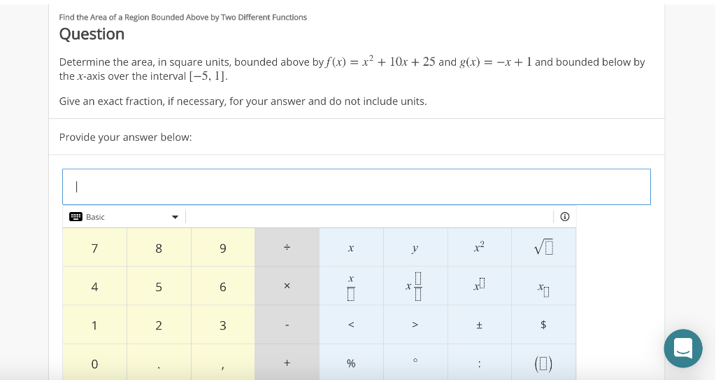 Solved Find the Area of a Region Bounded Above by Two | Chegg.com