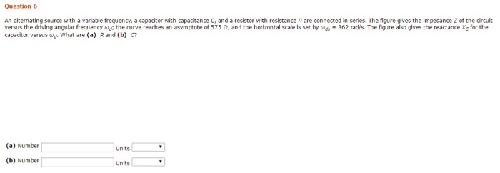 Solved An Alternating Source With A Variable Frequency A 