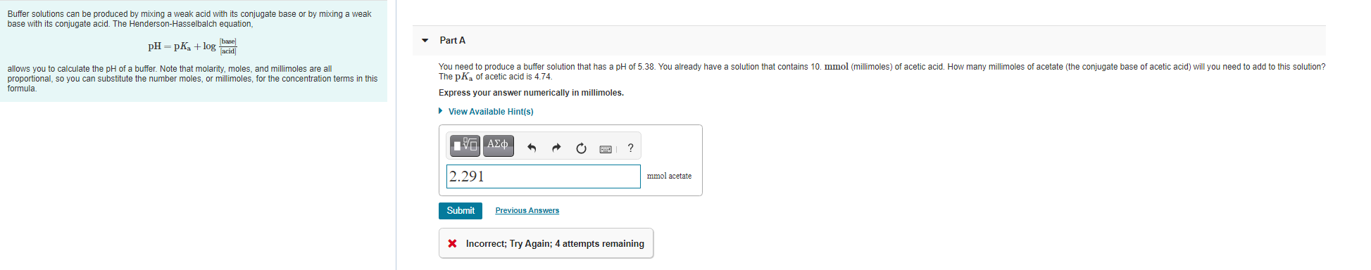 Solved Buffer solutions can be produced by mixing a weak | Chegg.com