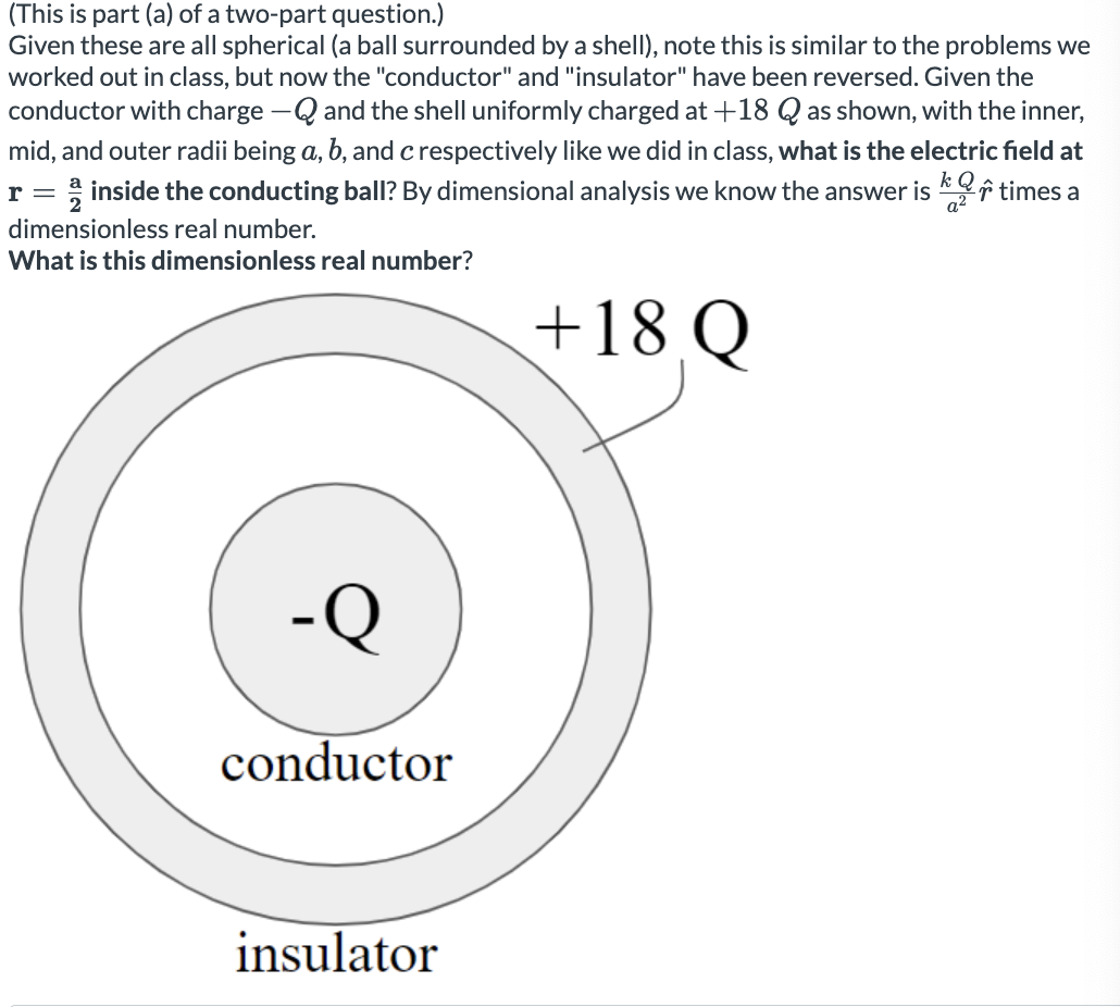 Solved (This is part (a) of a two-part question.) Given | Chegg.com