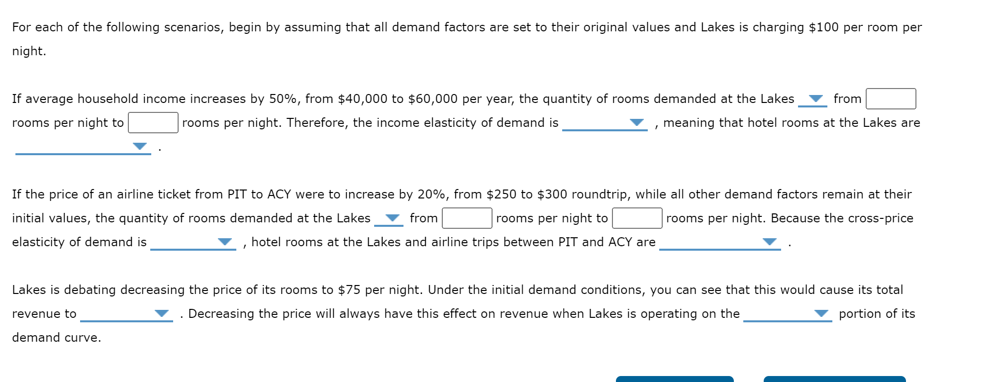 9. Application: Elasticity and hotel rooms The | Chegg.com