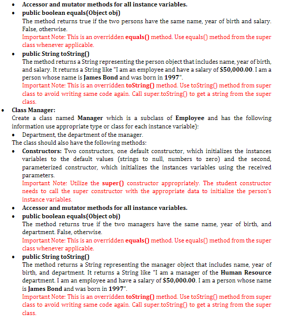 Solved Problem 2: In this inheritance hierarchy, we have | Chegg.com