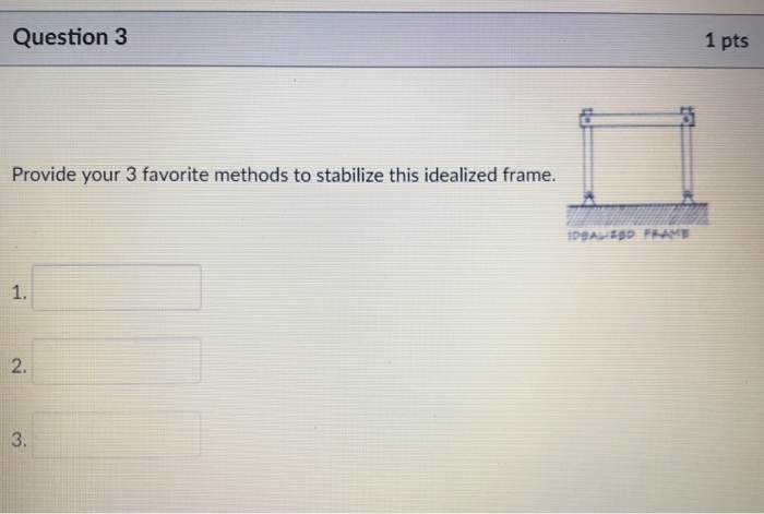 Solved Question 3 1 pts Provide your 3 favorite methods to | Chegg.com