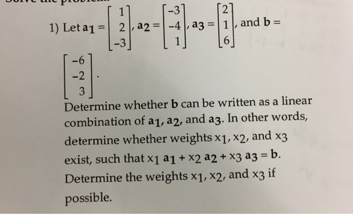 Solved 3 1 Let A 2 A2 4 A3 1 And B