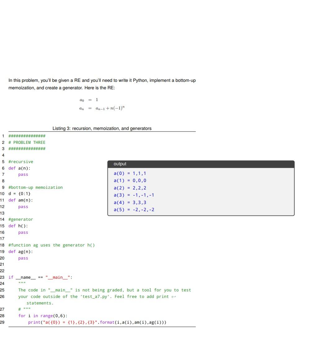 Solved In this problem, you'll be given a RE and you'll need | Chegg.com