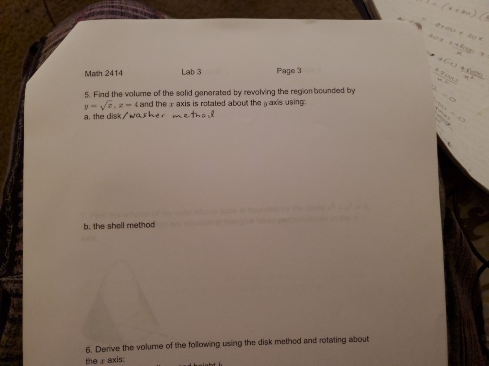 Solved 230 +60 48000 Lab 3 Math 2414 Page 3 4 DO 5. Find the | Chegg.com