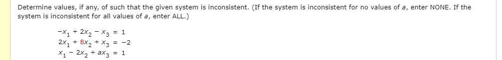 Solved Determine Values If Any Of Such That The Given