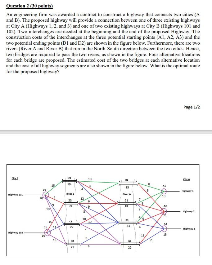 Solved Question 2 (30 points) An engineering firm was | Chegg.com