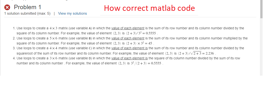Solved clc; %Storing defined values in | Chegg.com