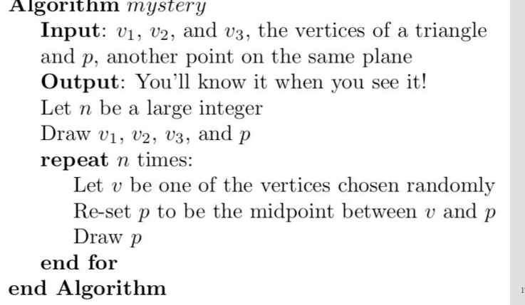 Solved Algorithm Mystery Input V1 V2 And V3 The Vertices 1333