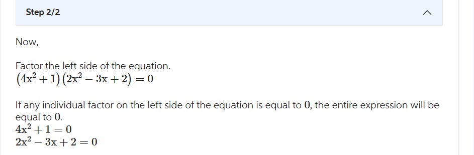 Solved need the STEP BY STEP factor of 8x4– 12x3+ 10x2- 3x + | Chegg.com